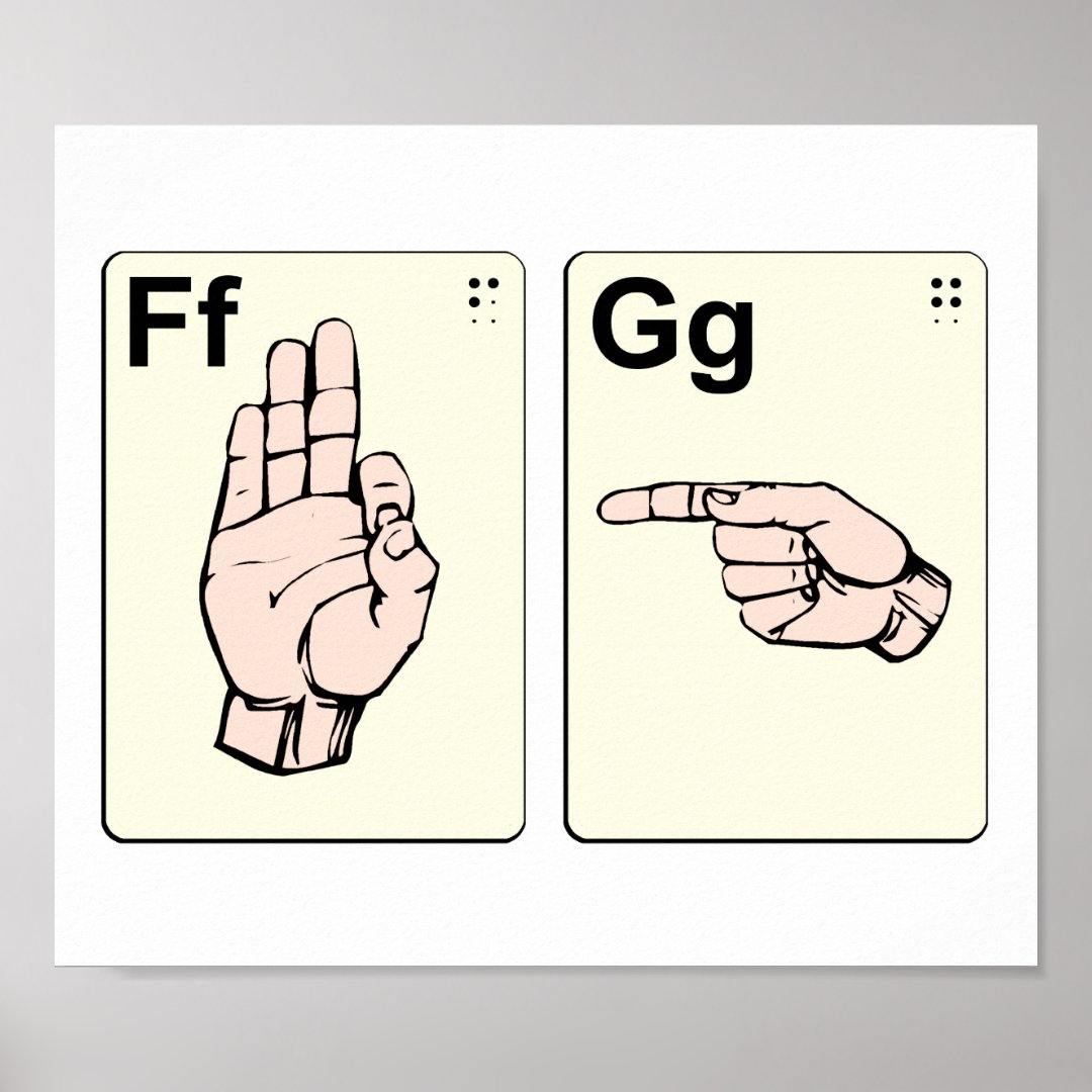 Dirty Sign Language Flash Cards | Zazzle