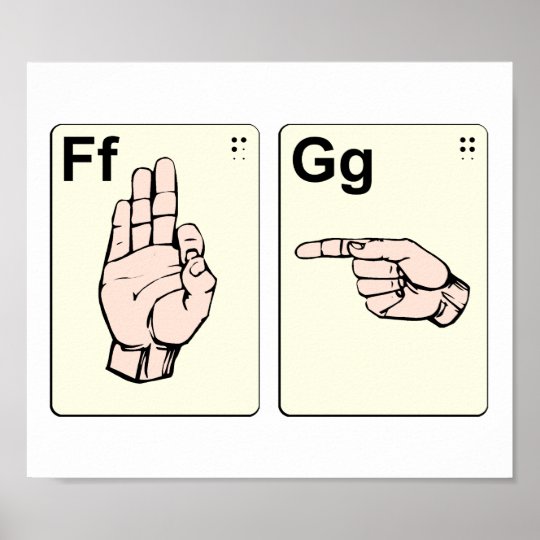Dirty Sign Language Flash Cards | Zazzle.com