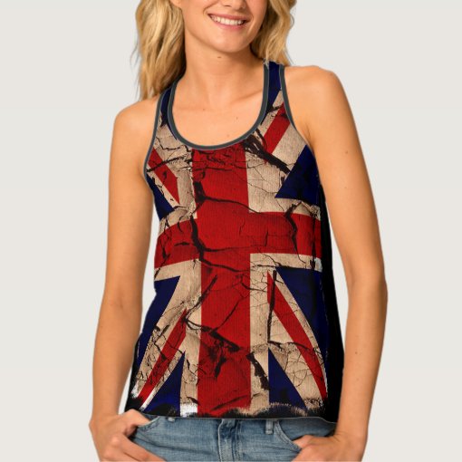 Dirty Vintage UK Union Jack Tank Top | Zazzle