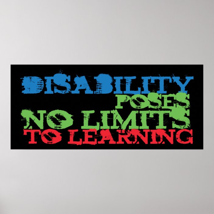 Disability Awareness Poster | Zazzle.com