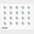 Disability Awareness Ribbon Support Gifts Classic Round Sticker | Zazzle