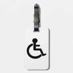 Disability Disabled Symbol Luggage Tag | Zazzle