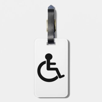 Disability Disabled Symbol Luggage Tag | Zazzle