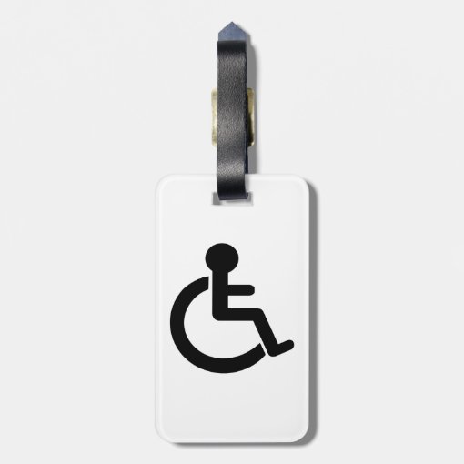 Disability Disabled Symbol Luggage Tag | Zazzle