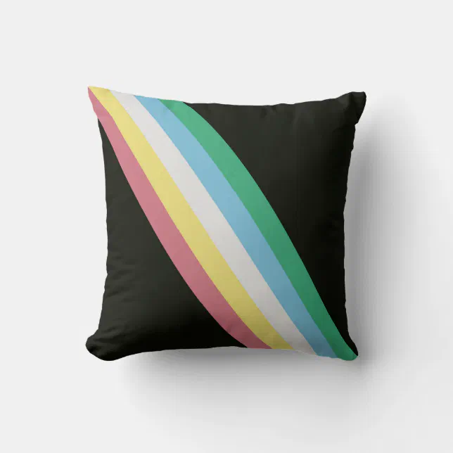 Disability Pride Flag Throw Pillow | Zazzle
