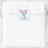 Disability Rights Sticker | Zazzle