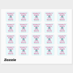 Disability Rights Sticker | Zazzle