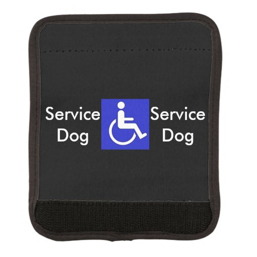 Disability Symbol Service Dog Leash Wrap | Zazzle