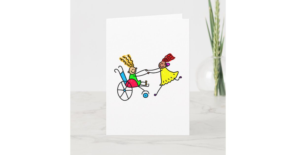 Disabled Friends Card | Zazzle.com