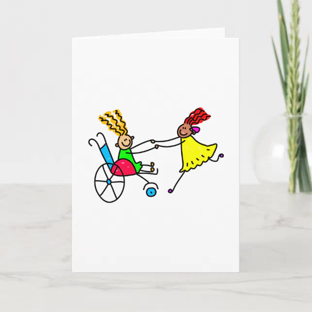 Disabled Friends Card | Zazzle