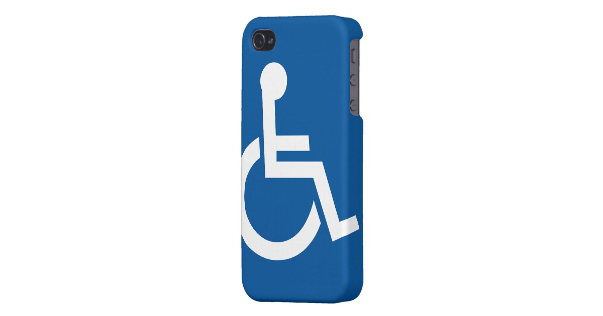 disabled handicapped iPhone 4 cases | Zazzle