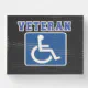 Disabled Handicapped Veteran Wooden Box Sign | Zazzle