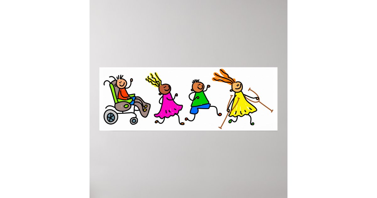 Disabled Kids Poster | Zazzle