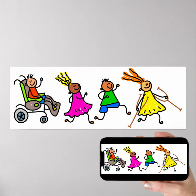 Disabled Kids Poster | Zazzle