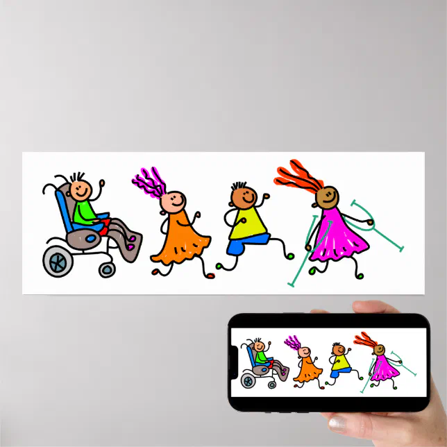 Disabled Kids Poster | Zazzle