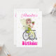 Disabled Wheelchair Fairy Pink Hair Girls Birthday Invitation | Zazzle
