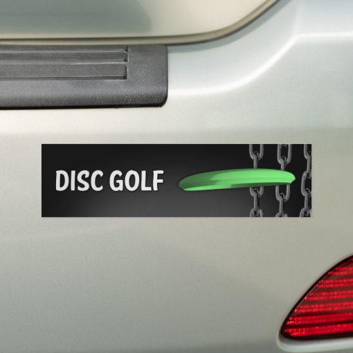 Disc Golf Bumper Sticker | Zazzle