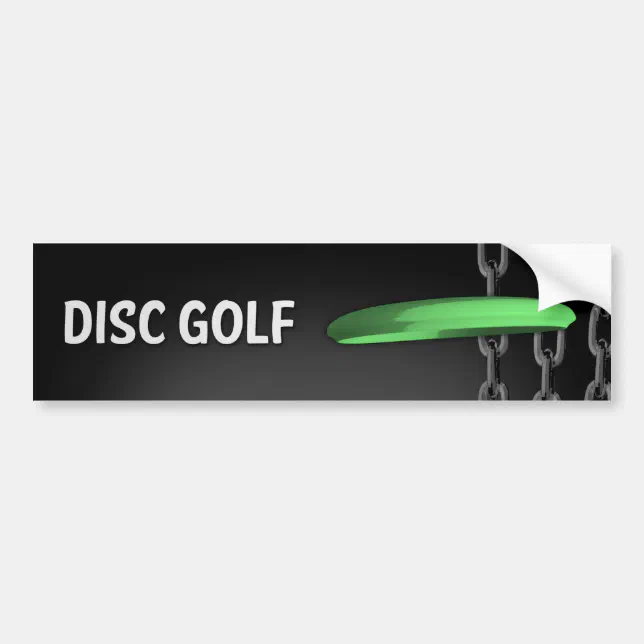 Disc Golf Bumper Sticker | Zazzle