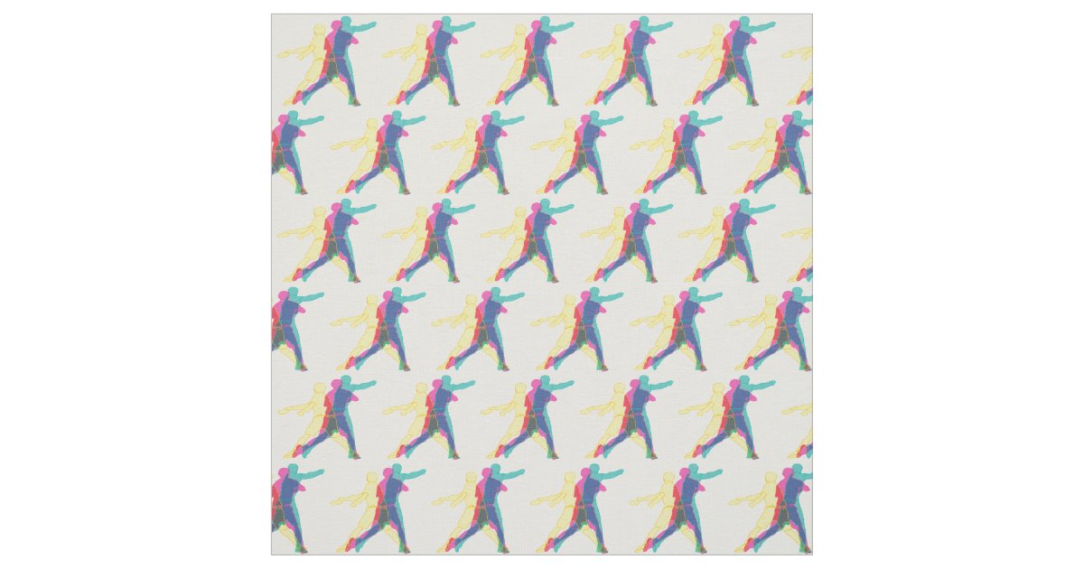 Disc Golf Driving sequence. Fabric | Zazzle