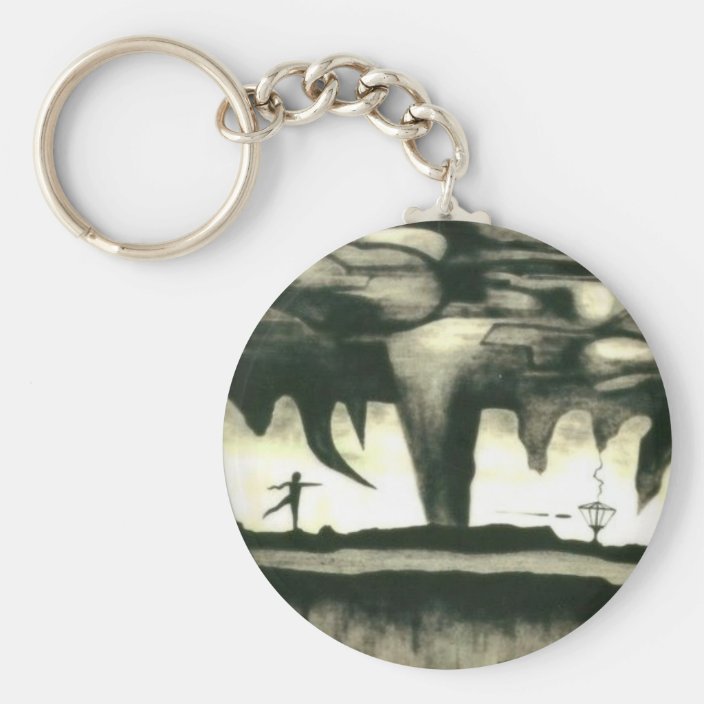 Disc Golf Key Chain--Bag Tag Hypnotic and Moving Keychain | Zazzle.com