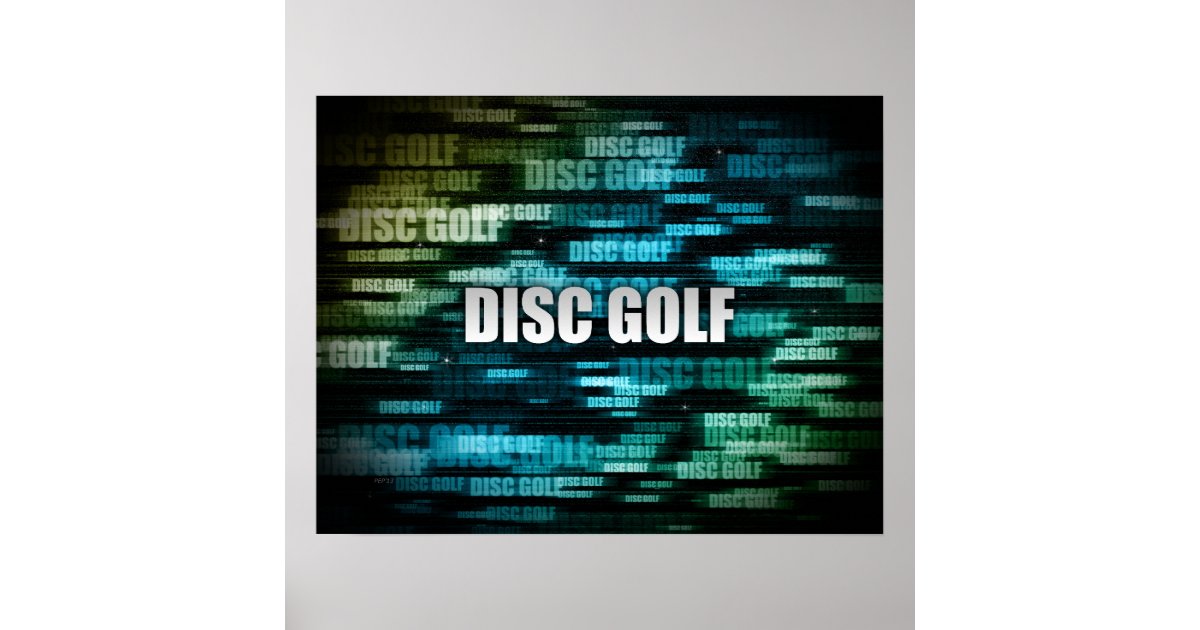 Disc Golf Poster | Zazzle