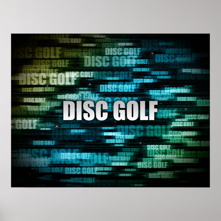 Disc Golf Poster | Zazzle