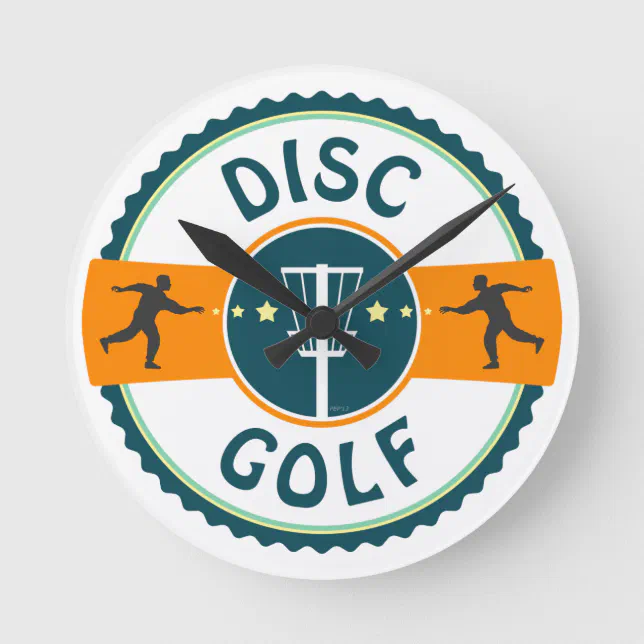Disc Golf Round Clock | Zazzle