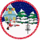 Disc Golf Santa Ornament | Zazzle
