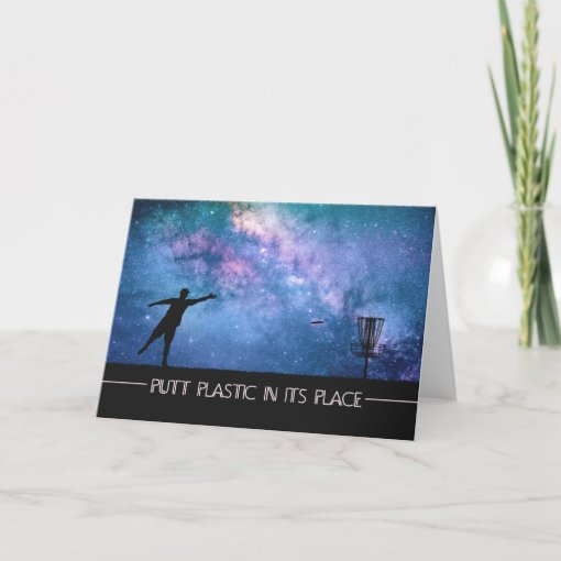 Disc Golf Stars Card | Zazzle