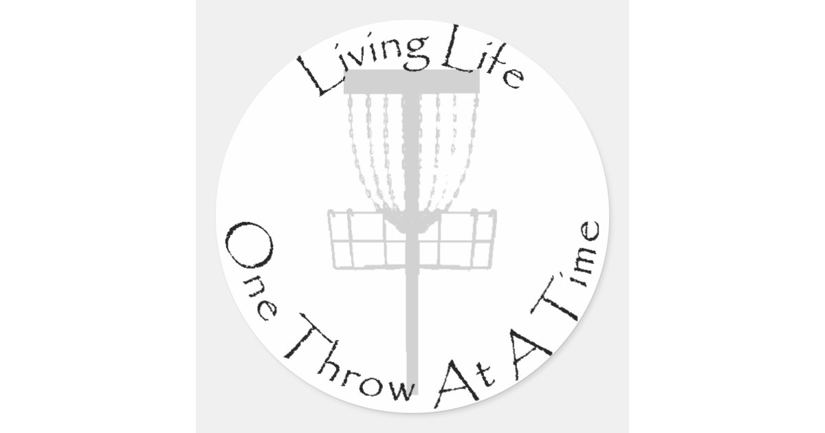 Disc Golf Sticker | Zazzle