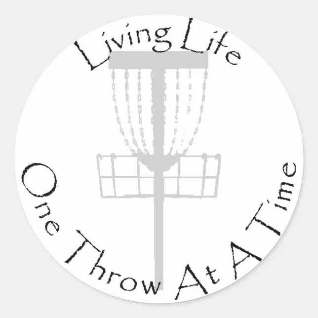 Disc Golf Sticker | Zazzle