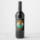 Disc Golf Ultimate Frisbee Wine Label | Zazzle