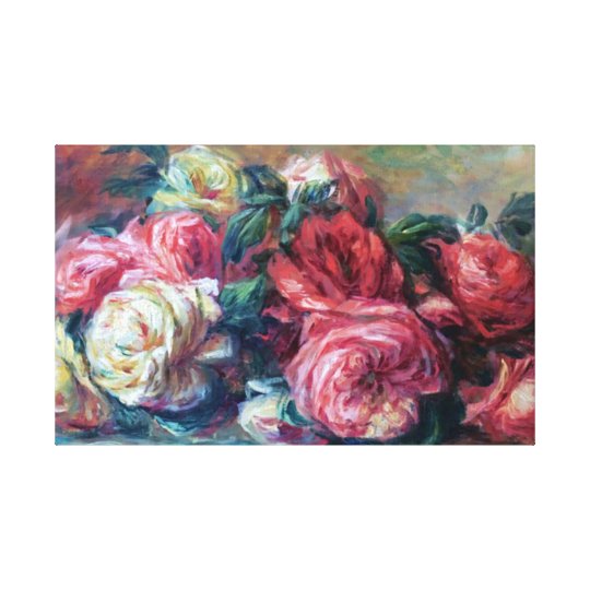 Discarded Roses Renoir Fine Art Canvas Print | Zazzle.com