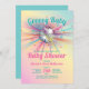 Disco Ball Baby Shower Groovy Pastel Rainbow Invitation | Zazzle