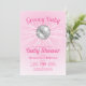 Disco Ball Baby Shower Groovy Pink Girl Invitation | Zazzle
