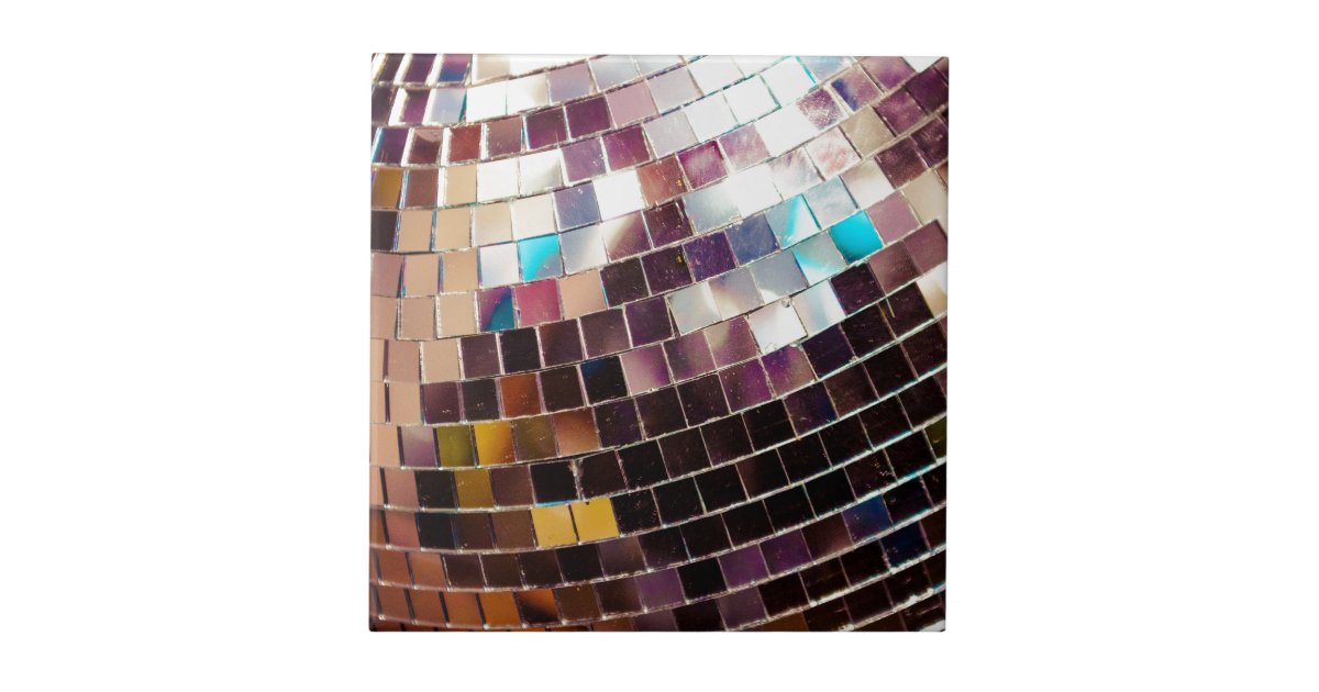 Disco Ball Ceramic Tile | Zazzle
