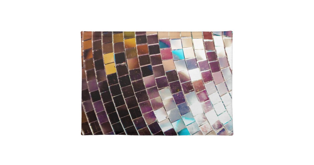 Disco Ball Cloth Placemat | Zazzle