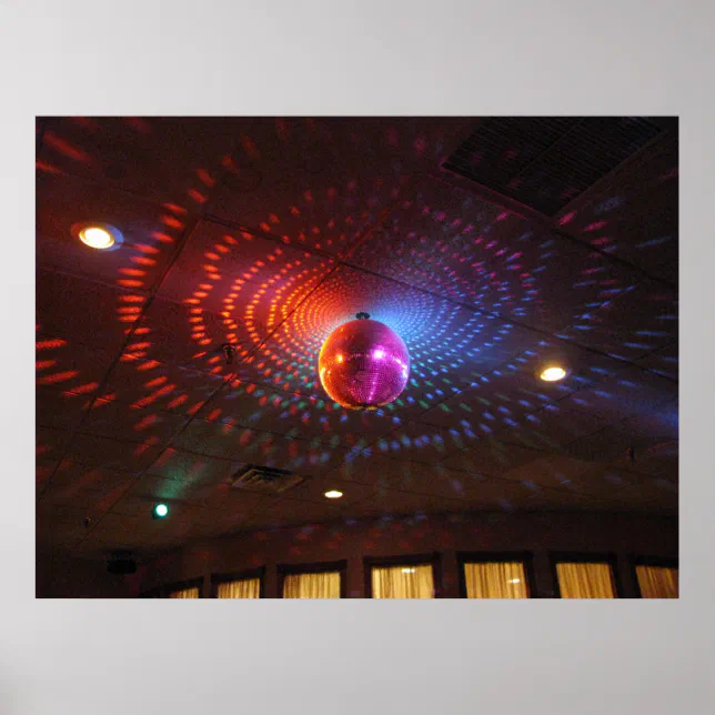 Disco Ball Poster | Zazzle