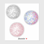 Disco Balls Sticker Set | Zazzle