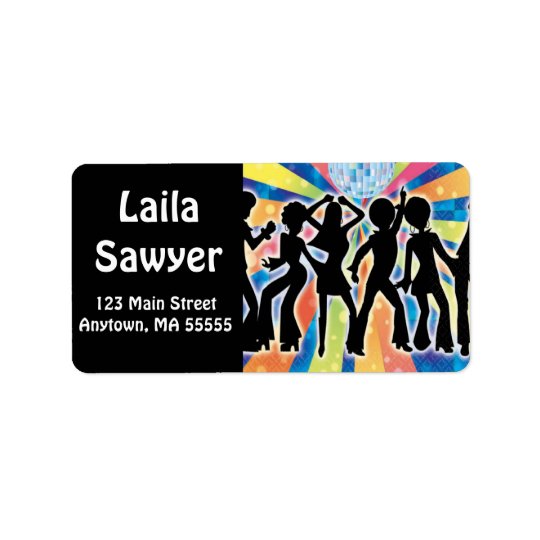 Disco Dance Address Labels | Zazzle.com