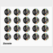Disco Dance Birthday Party Favor Labels | Zazzle