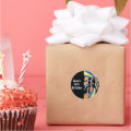 Disco Dance Birthday Party Favor Labels | Zazzle