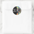 Disco Dance Birthday Party Favor Labels | Zazzle
