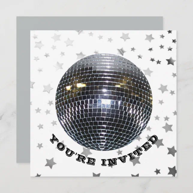 Disco Dance Birthday Party | Retro 70s Disco Party Invitation | Zazzle