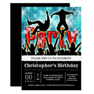 Rave Party Invitations | Zazzle