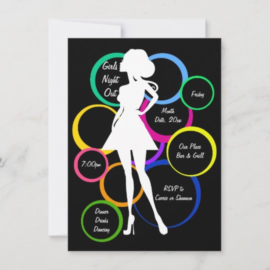 Disco Diva Girls Night Out Invitation | Zazzle.com