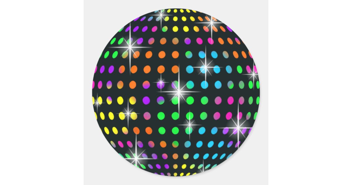Disco Mirror Ball Stickers | Zazzle
