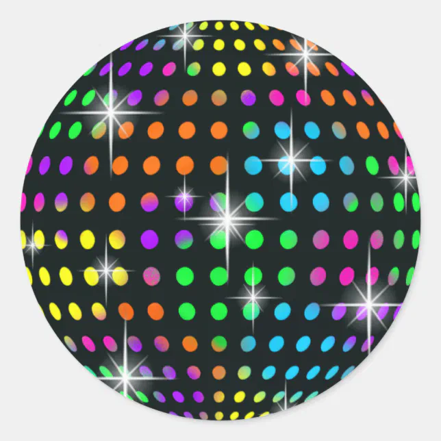 Disco Mirror Ball Stickers | Zazzle