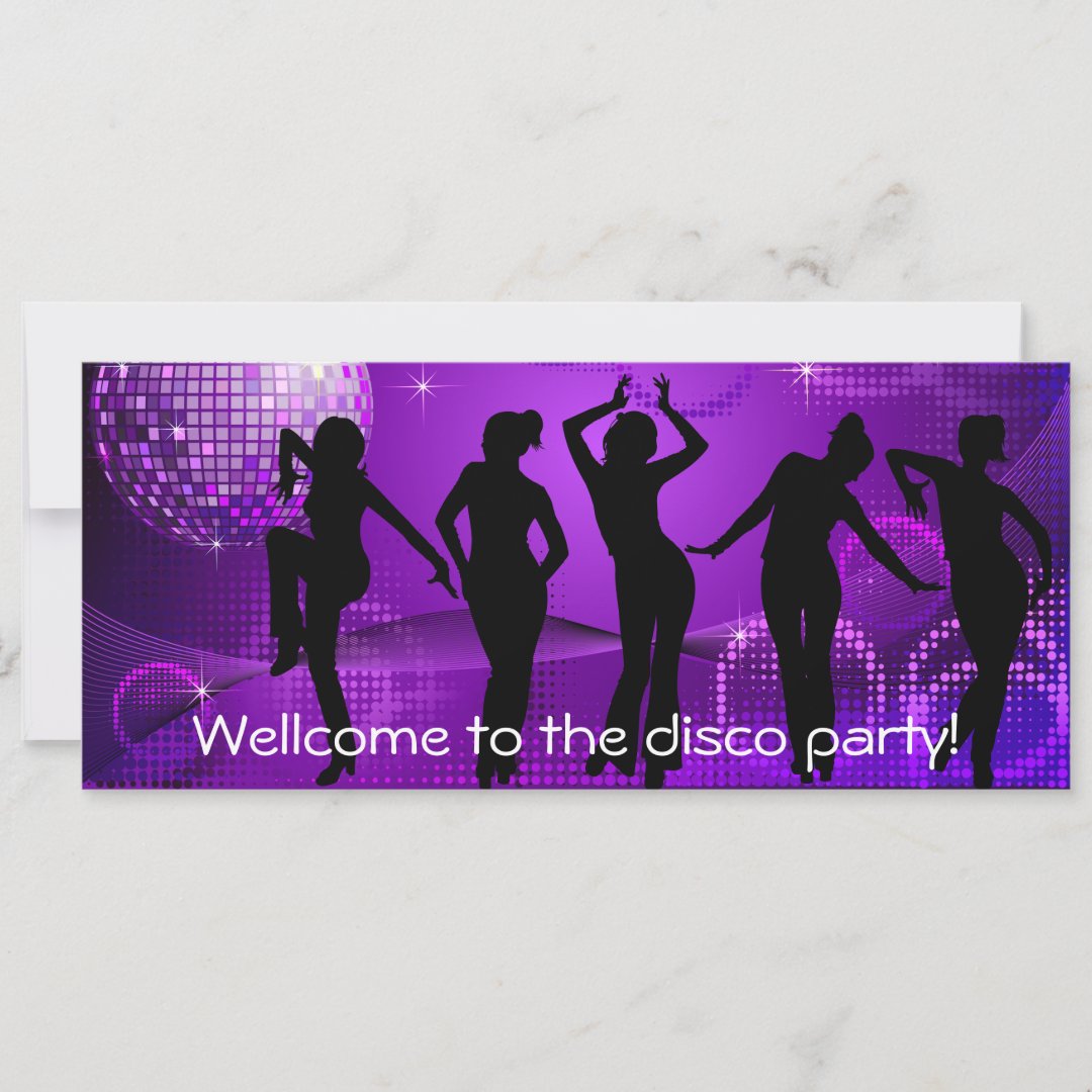 Disco party invitation | Zazzle