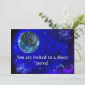 Disco party invitation | Zazzle